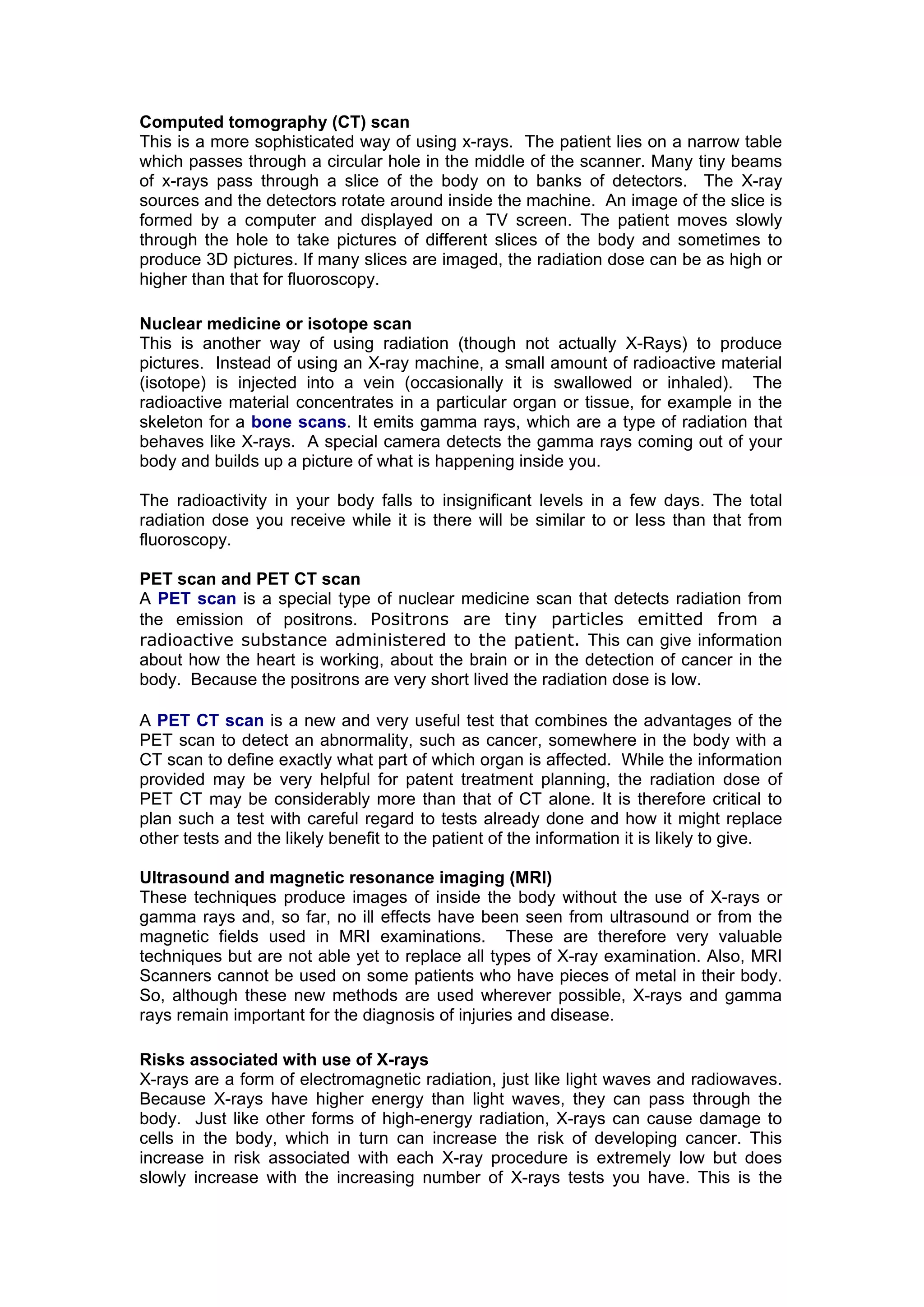 X rays-benefits-and-risks | PDF