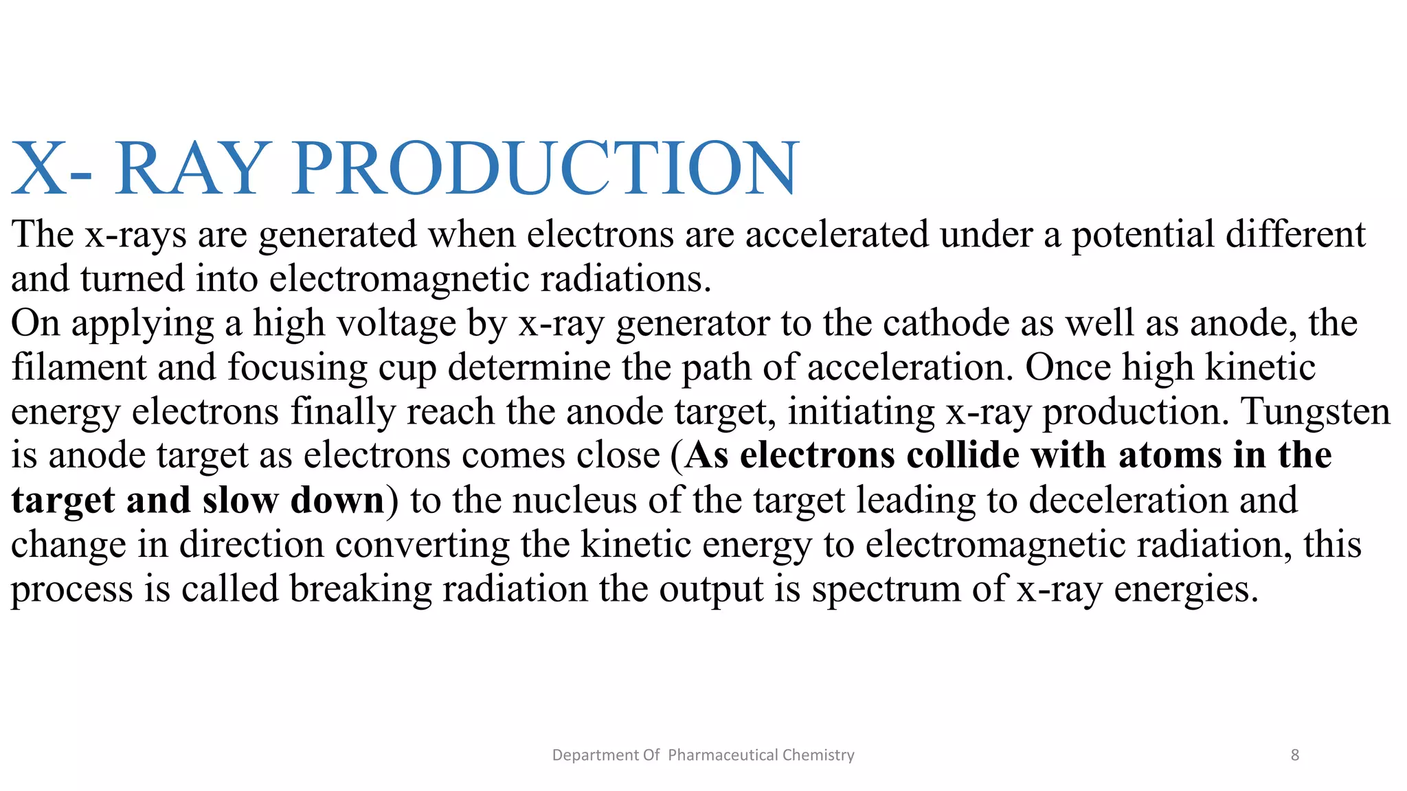X rays crystallography | PPTX