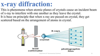 X rays crystallography | PPTX