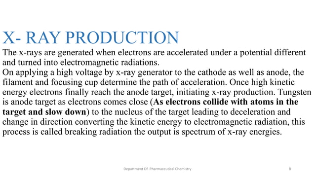 X rays crystallography | PPTX | Chemistry | Science