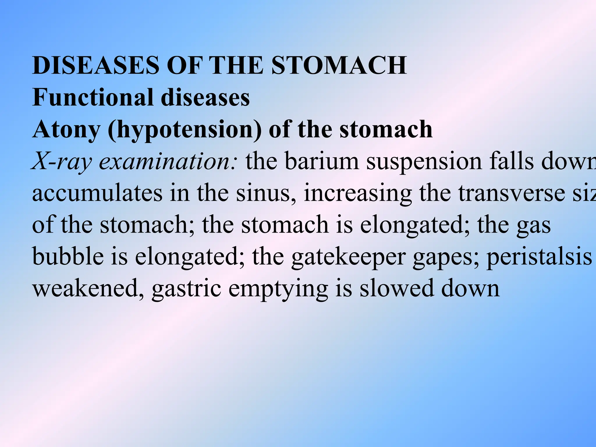 X-ray signs of gastrointestinal pathology.ppt