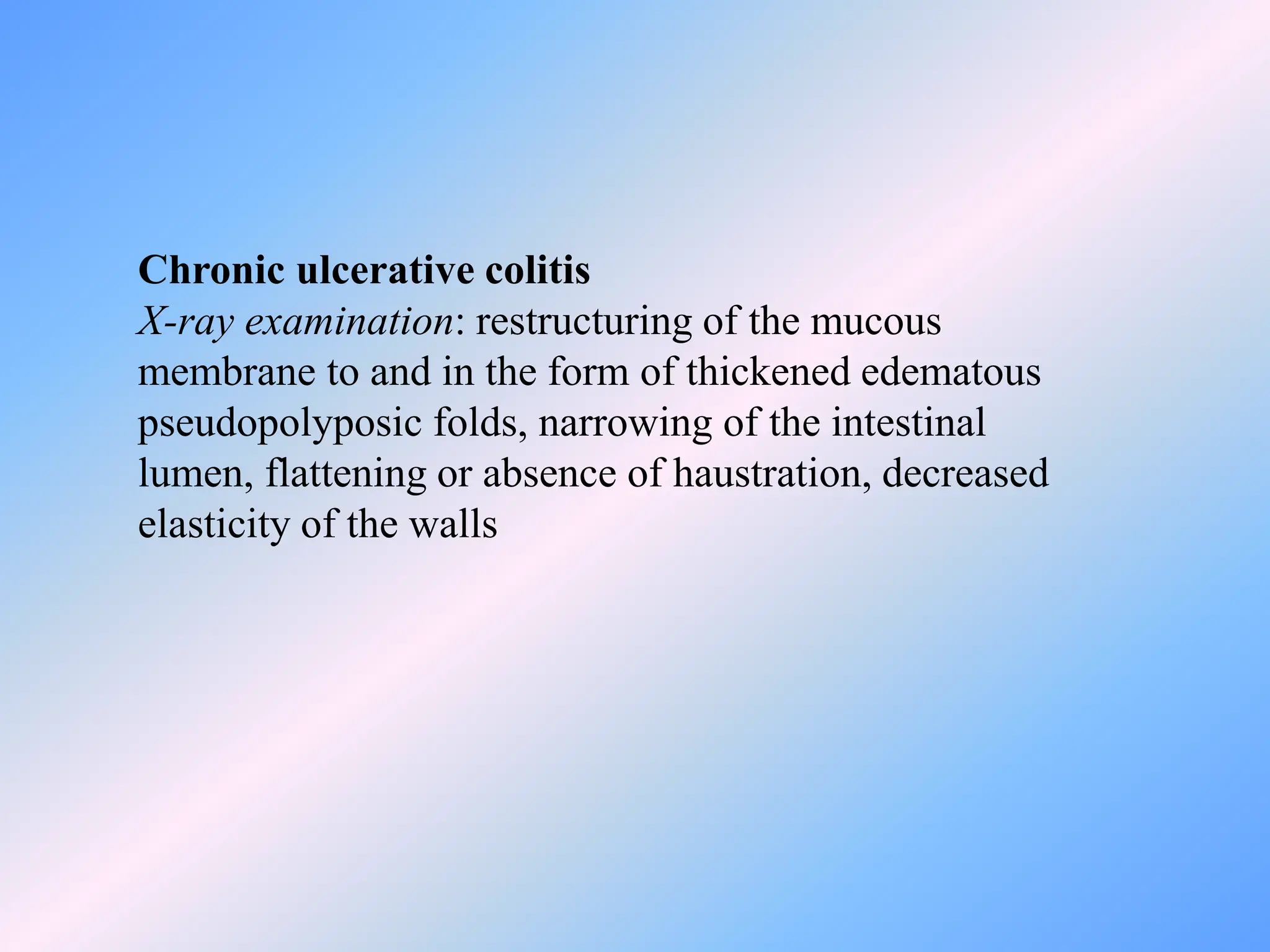 X-ray signs of gastrointestinal pathology.ppt