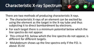 X ray spectra | PPTX