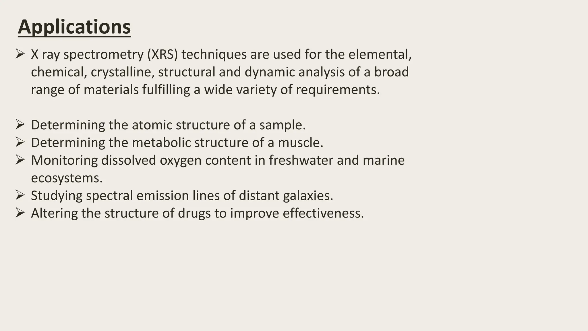 Study of X - Ray Spectra and its types | PPTX