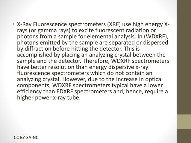 X ray spectroscopy. ppt | PPTX