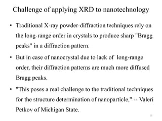 X ray spectroscopy tools for the characterization of nanoparticles | PPT