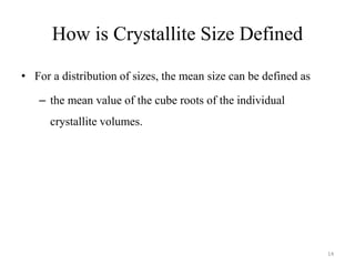 X ray spectroscopy tools for the characterization of nanoparticles | PPT