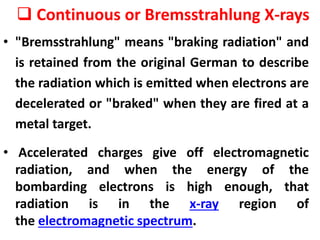 B.Tech sem I Engineering Physics U-IV Chapter 2-X-Rays | PPTX