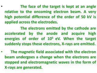 B.Tech sem I Engineering Physics U-IV Chapter 2-X-Rays | PPTX