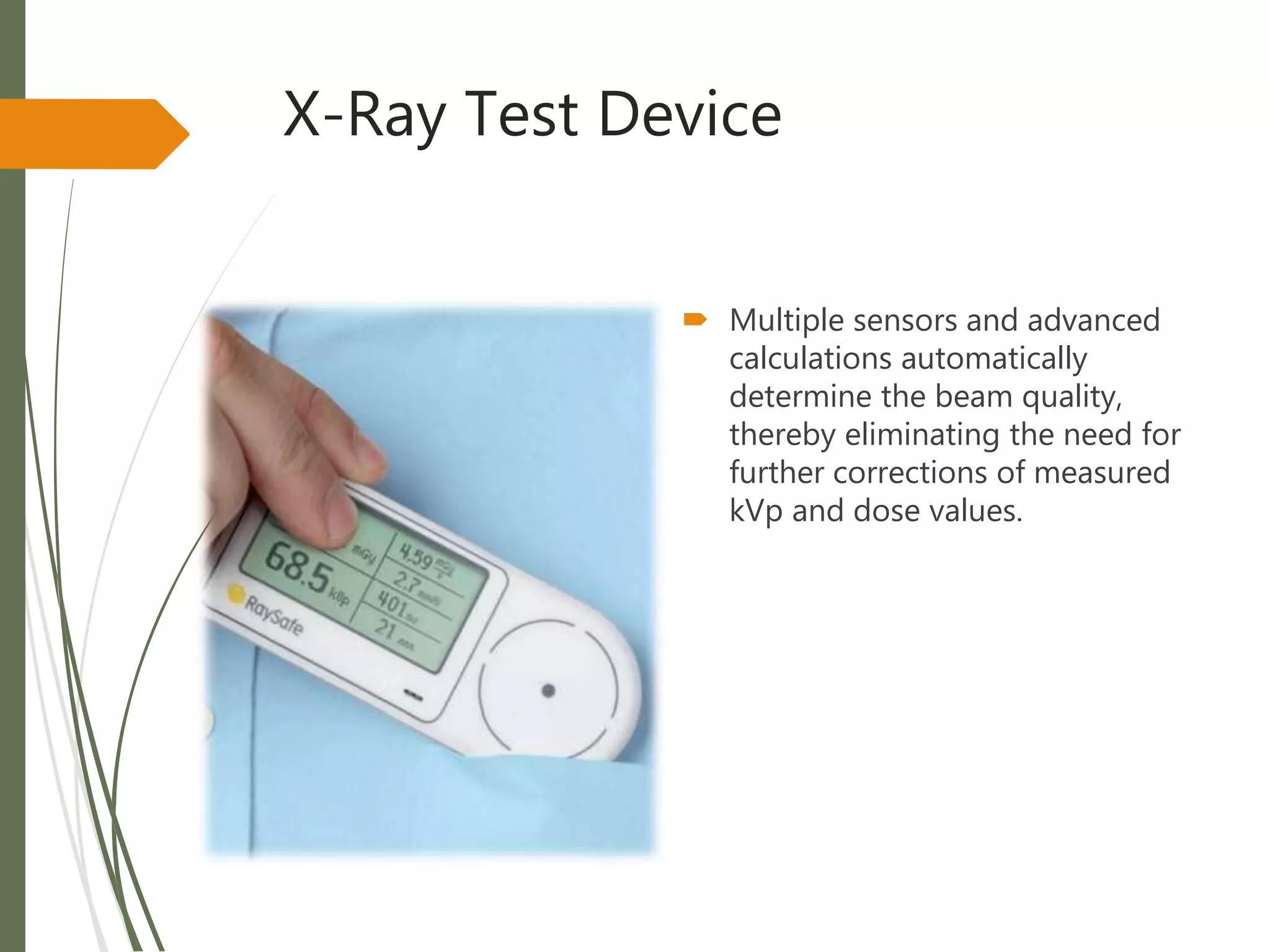 X ray test machine and its calibration | PPTX