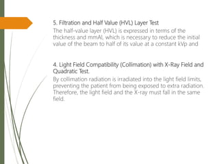 X ray test machine and its calibration | PPTX