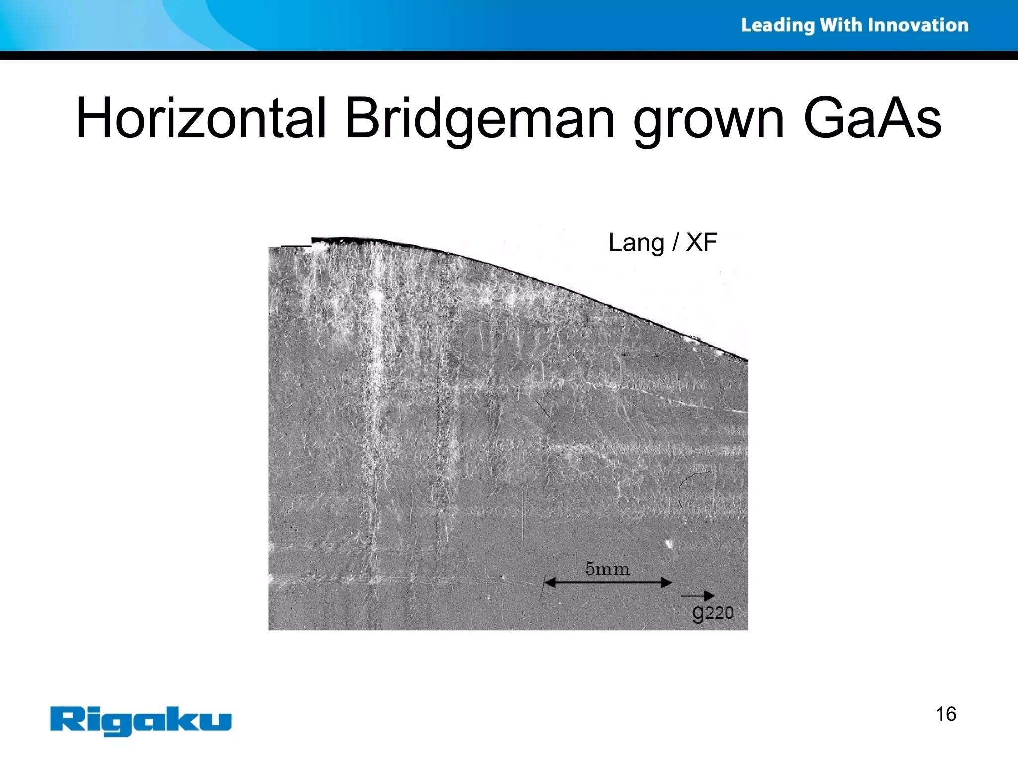 X ray topography applications | PPT