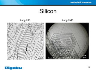 X ray topography applications | PPT