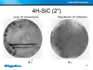 X ray topography applications | PPT