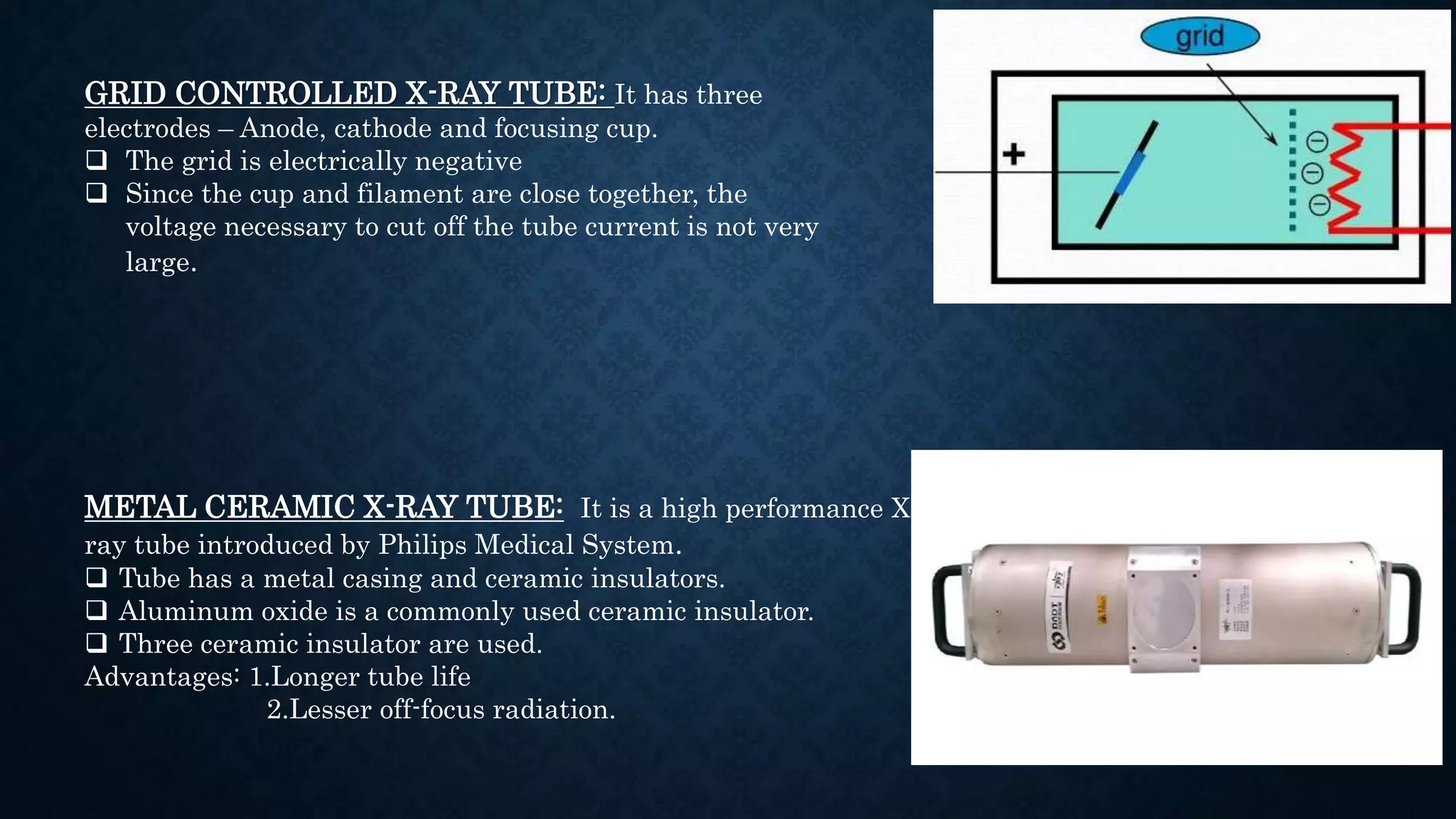 X ray tubes types and advancements | PPTX