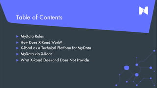 X-Road as a Platform to Exchange MyData | PDF