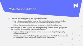 X-Road as a Platform to Exchange MyData | PDF