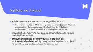 X-Road as a Platform to Exchange MyData | PDF
