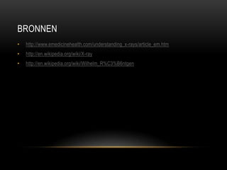 X stralen | PPTX | Science