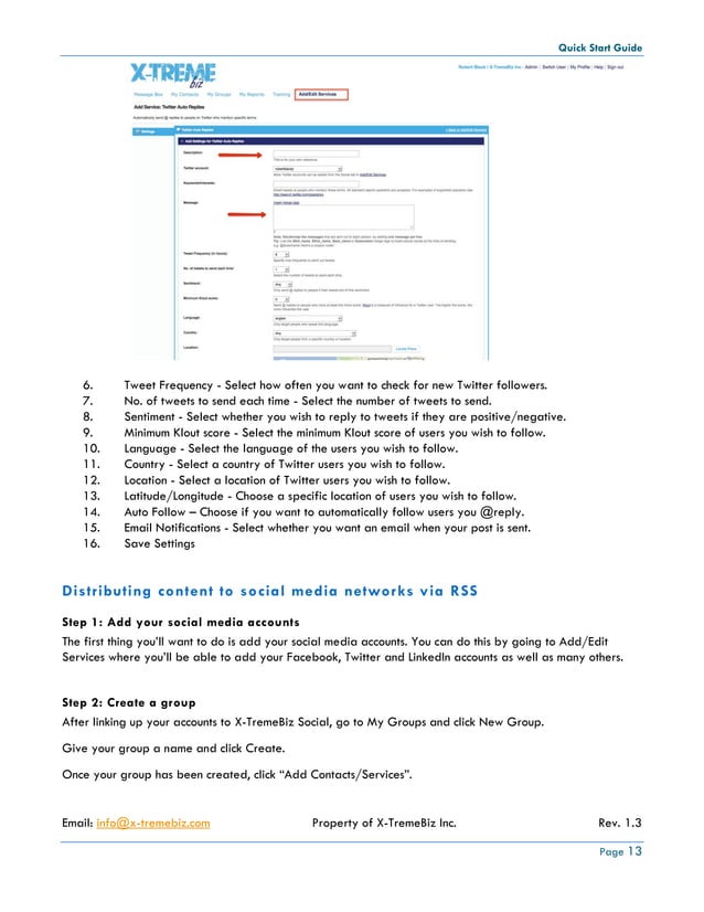 X treme biz quick start guide (1) | PDF