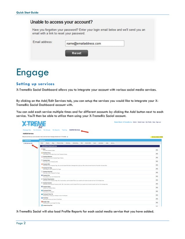 X treme biz quick start guide (1) | PDF