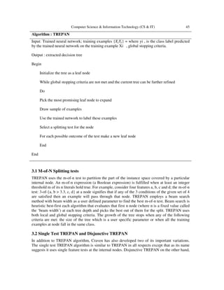 X-TREPAN : A Multi Class Regression and Adapted Extraction of ...