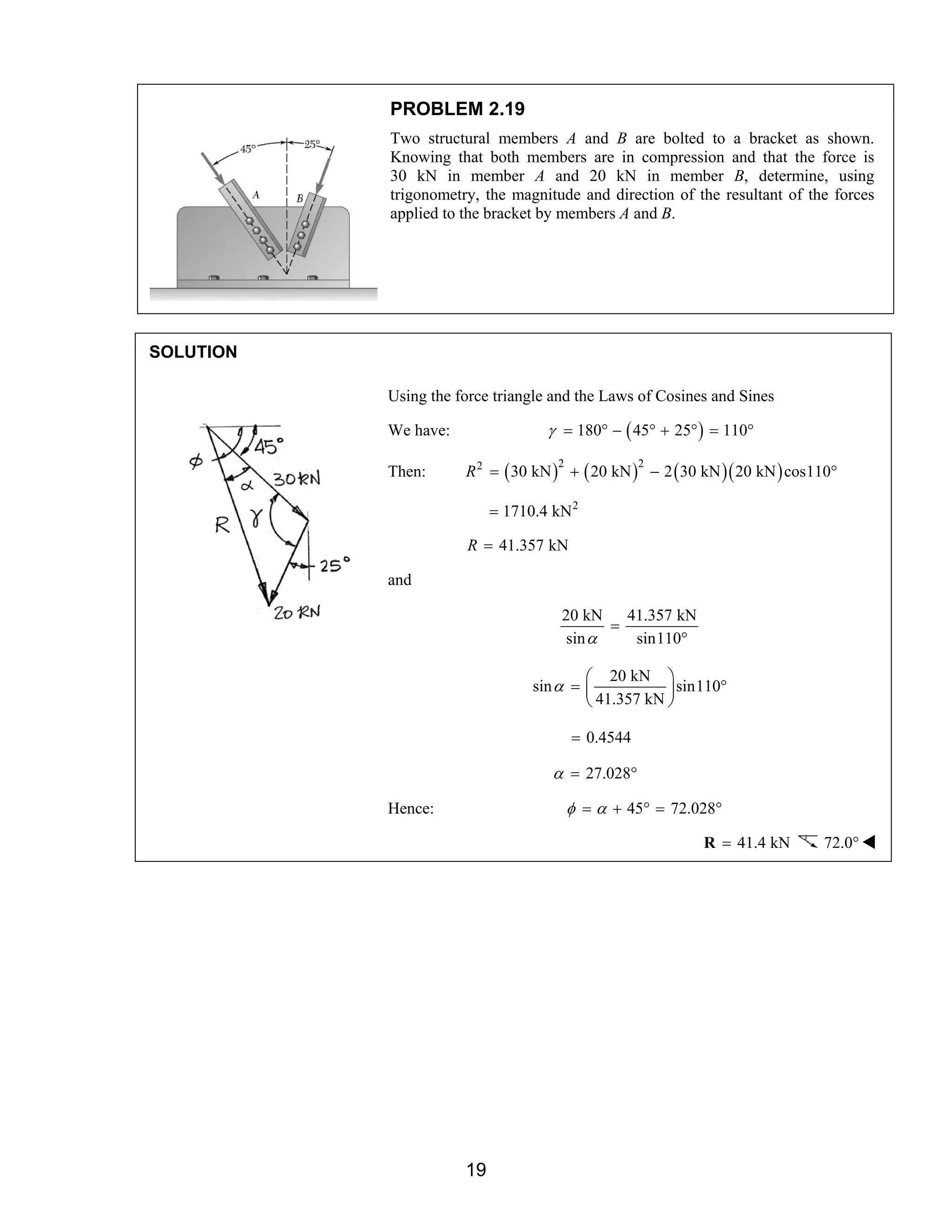 Solucionario mecanica vectorial para ingenieros estatica beer johnston 7edición | PDF