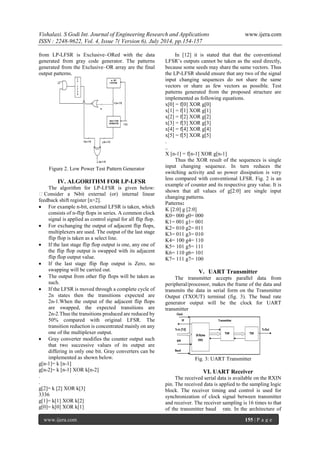 Implementation of UART with BIST Technique Using Low Power LFSR | PDF
