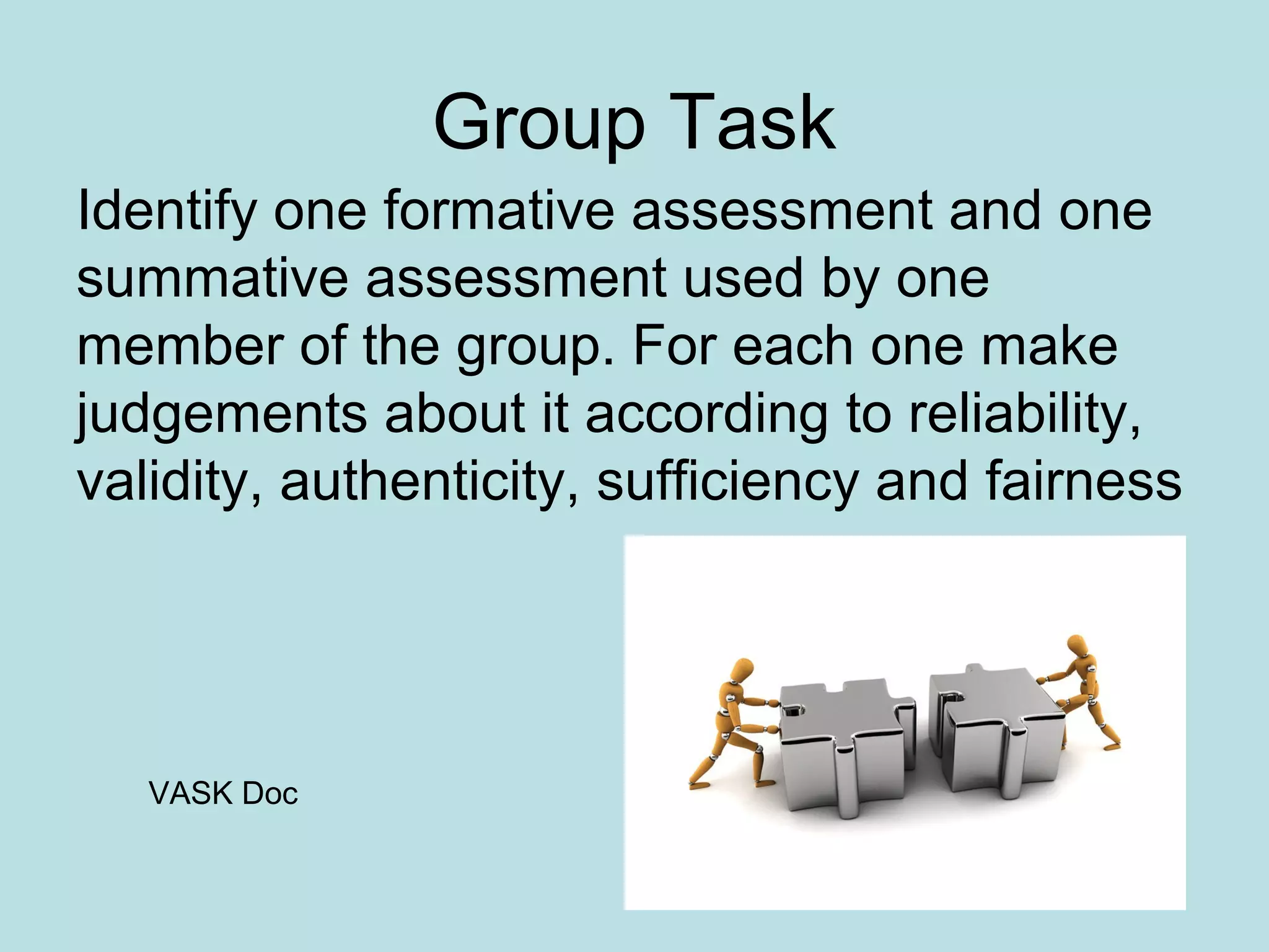 Quality of assessment | PPT