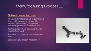 Design & Construction of a Connecting rod | PPSX