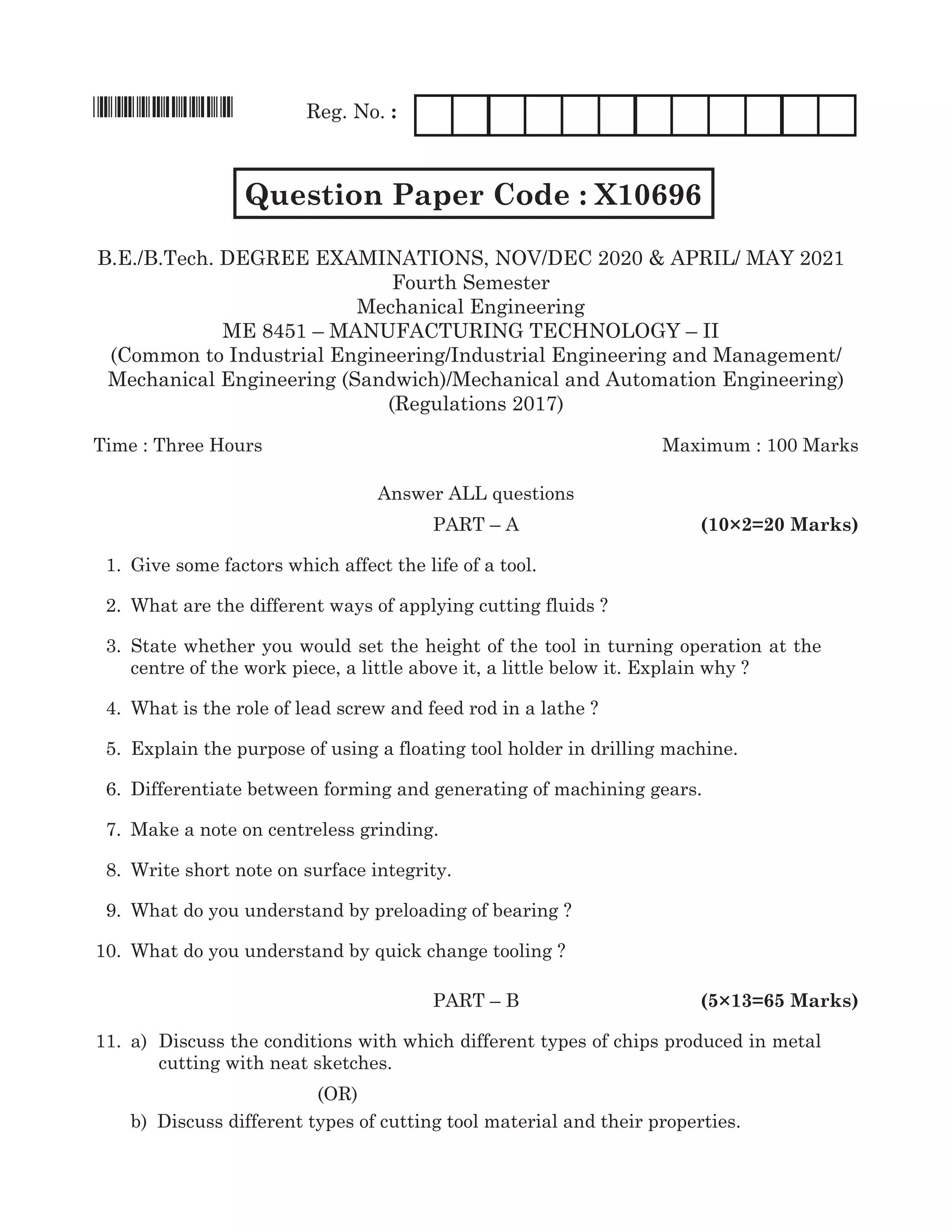 X10696 (me8451) | PDF