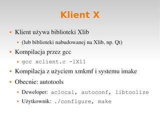Prezentacja o X11 | PPT