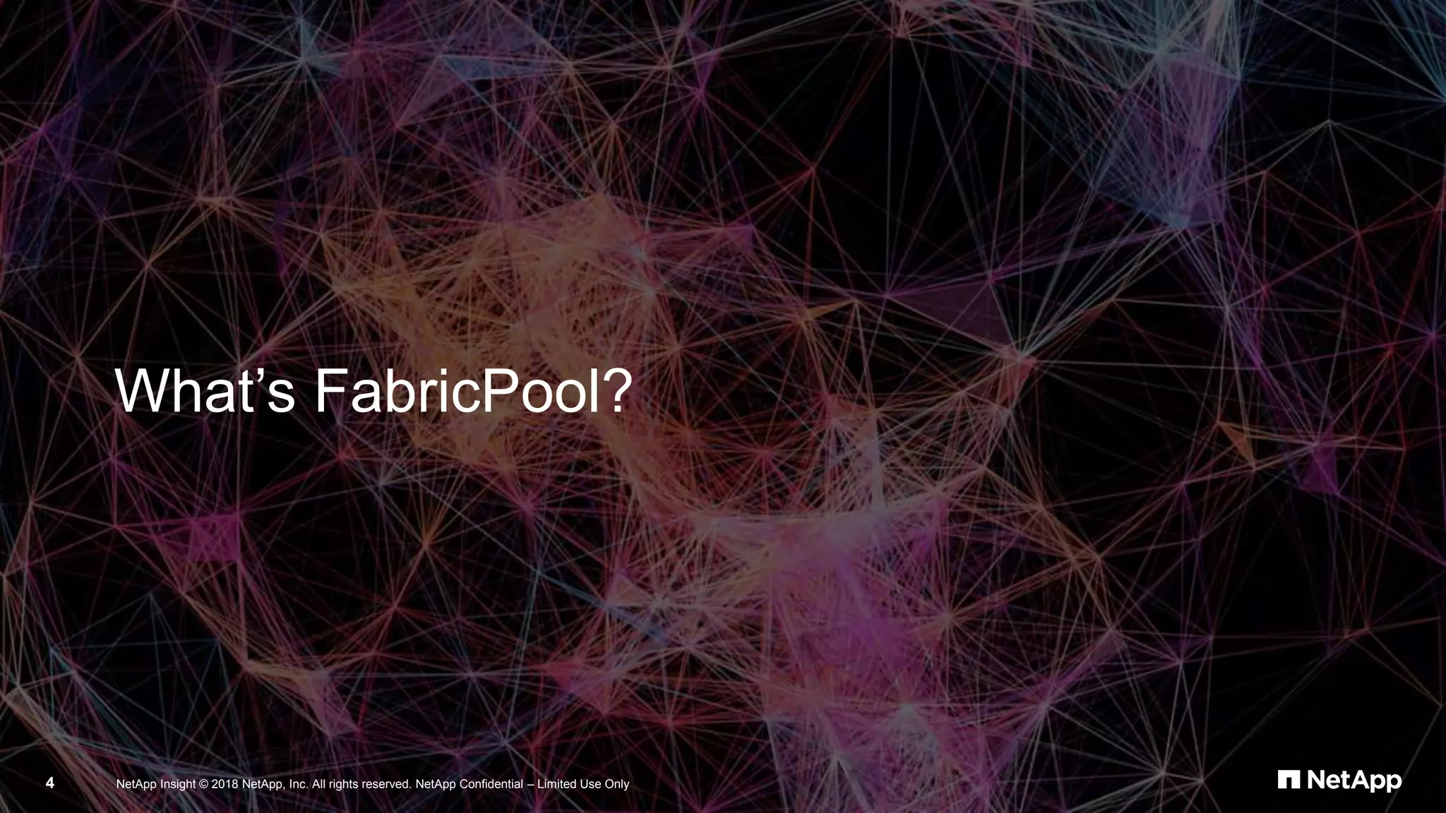 NetApp Fabric Pool Deck | PPTX