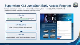 X13 Pre-Release Update featuring 4th Gen Intel® Xeon® Scalable Processors | PDF | Computing ...