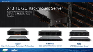 X13 Pre-Release Update featuring 4th Gen Intel® Xeon® Scalable Processors | PDF | Computing ...