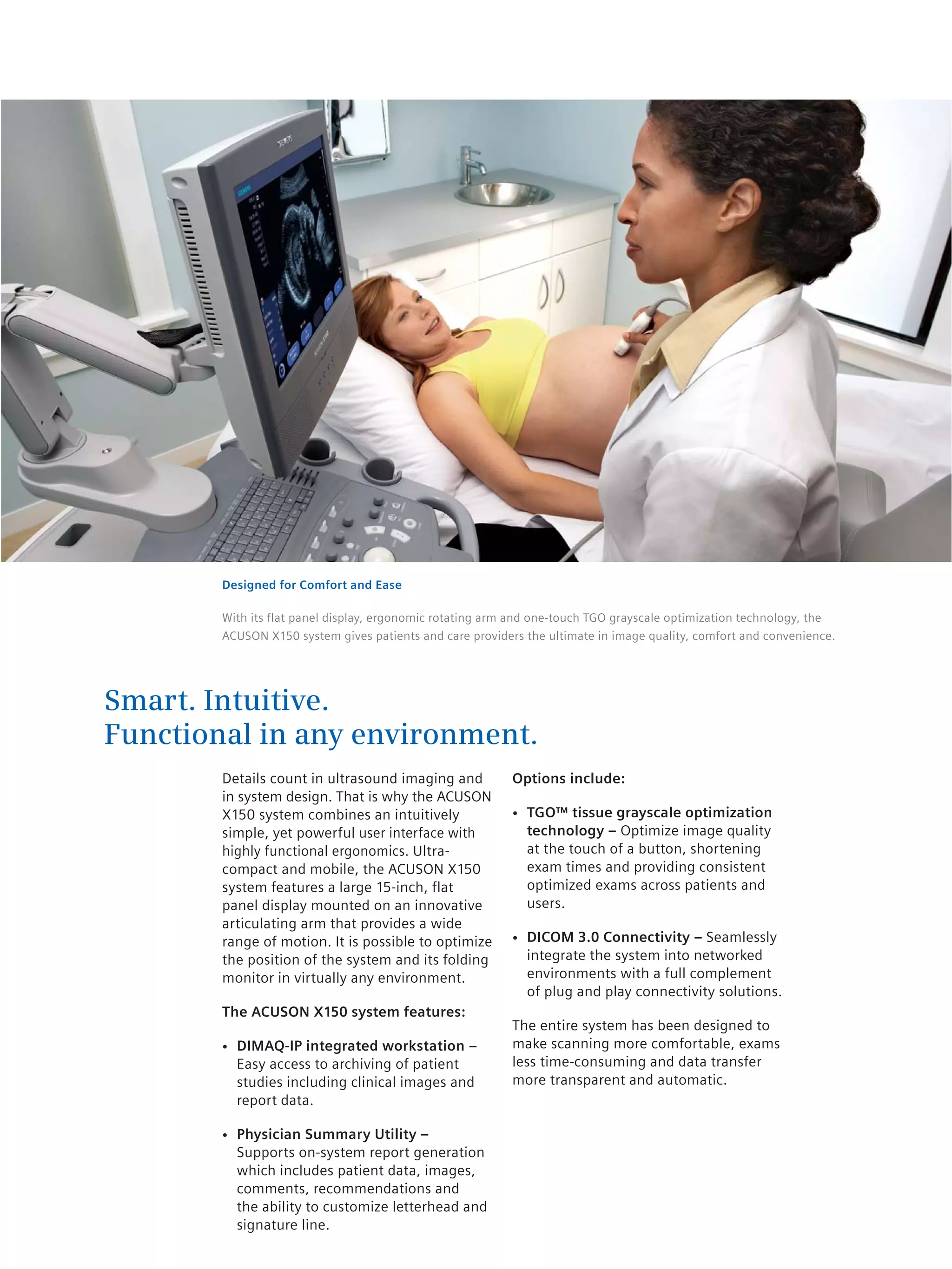 ACUSON X150 Ultrasound System | PDF