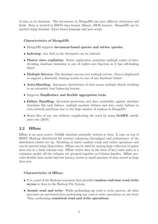 Performance analysis of MongoDB and HBase | PDF