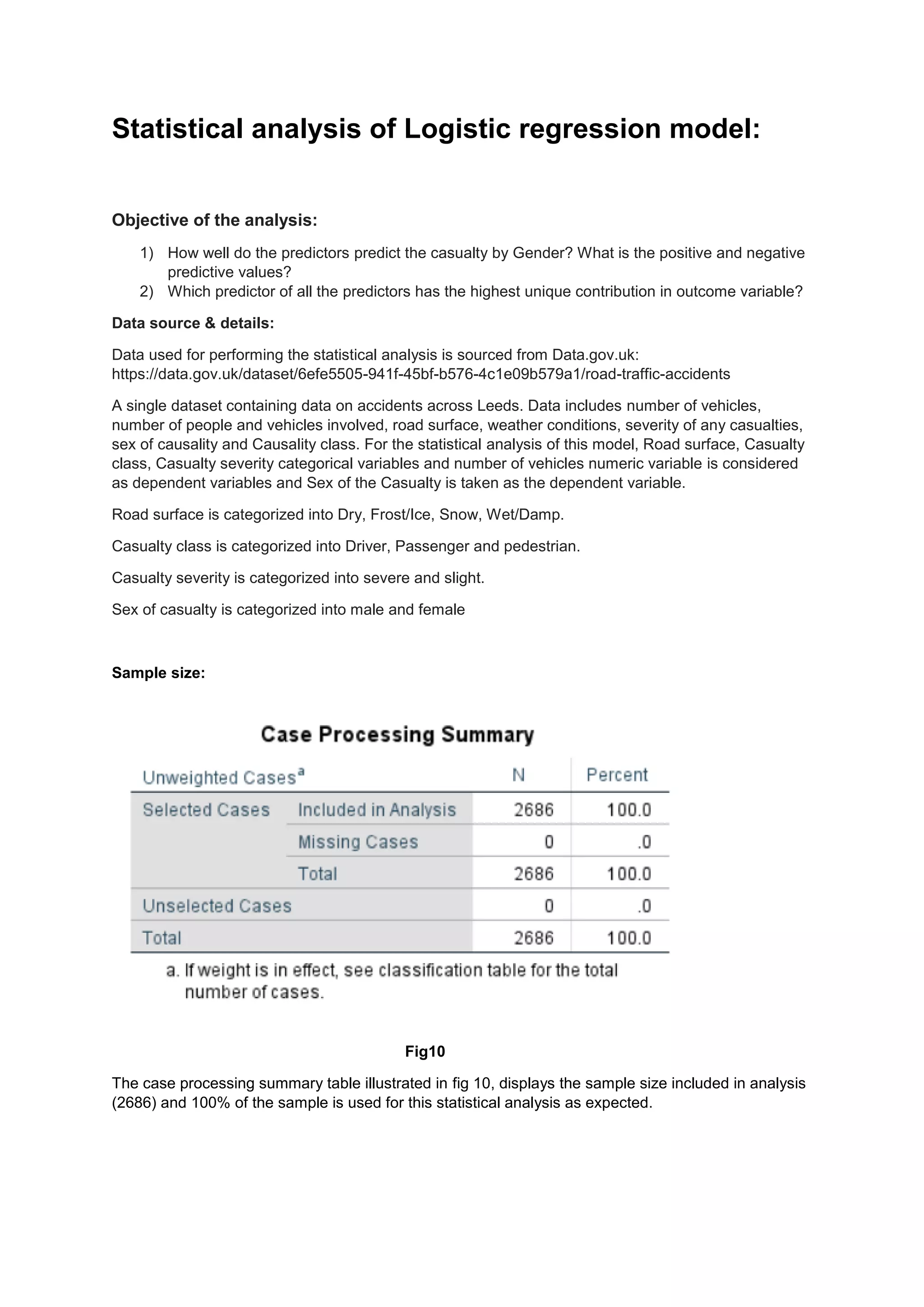 Statistical analysis of Multiple and Logistic Regression | PDF