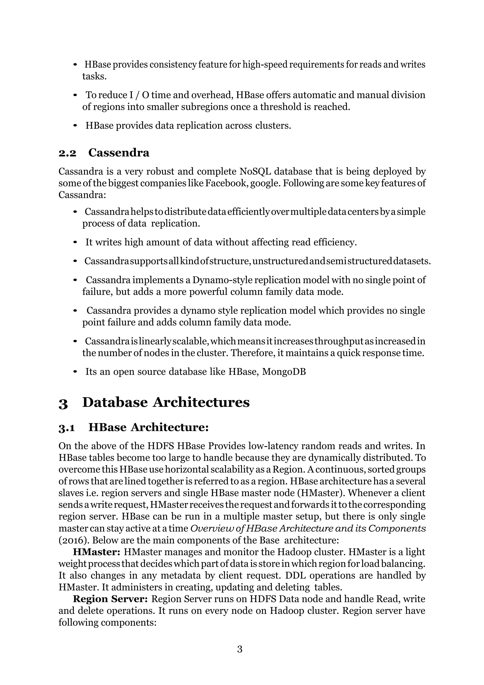 Data Storage and Management project Report | PDF