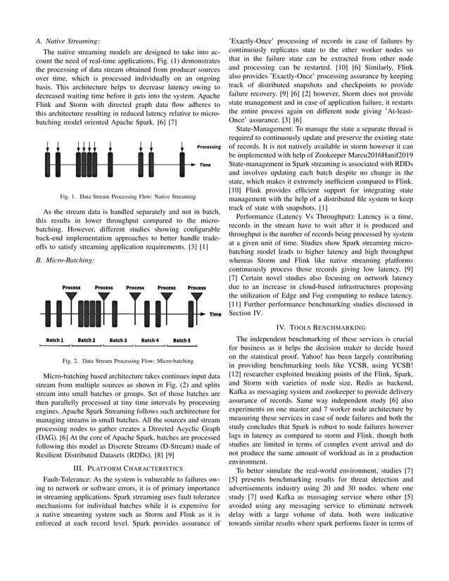 Comparison of Open-Source Data Stream Processing Engines: Spark Streaming, Flink and Storm | PDF