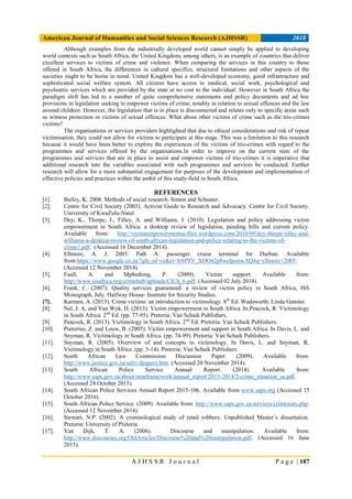 An Exploration of the Programmes and Services Available To Victims of ...