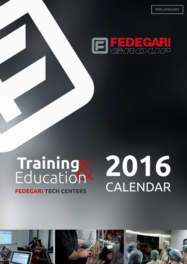 Fedegari Training & Education Calendar 2016 | PDF | Pharmaceutical ...