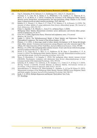 Comparison of Three Multigroup Ethnic Identity Measure Models: A ...