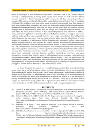 The Hypersexualization of Young Girls and the Infantilization of Adult ...