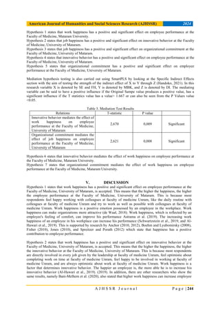 Innovation Behavior and Organizational Commitment Mediate the Effect of ...