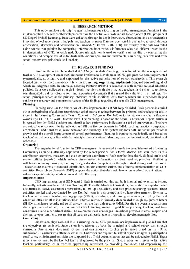 Management of Teacher Self-Development in the Continuous Professional ...