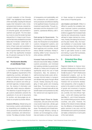 Border Posts, Checkpoints, and Intra-African Trade: Challenges and ...