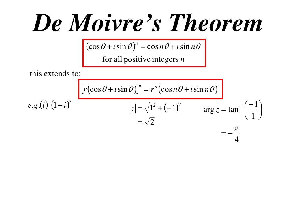 X2 T01 05 de moivres theorem (2011)