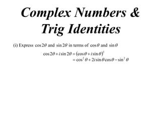 X2 t01 10 complex & trig (2013) | PPT