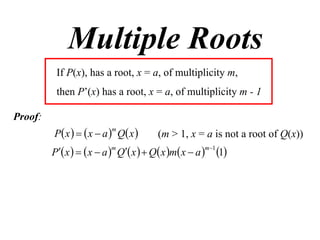 X2 t02 01 multiple roots (2102) | PDF